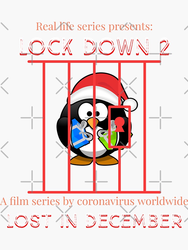 "Funny Lock Down 2 - Lost in December episode" Sticker for Sale by ...
