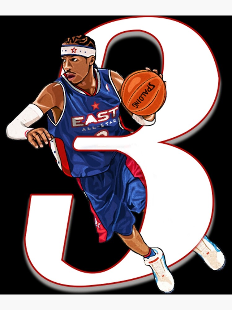 "Allen Iverson All Star game" Poster by BrendanE2 | Redbubble