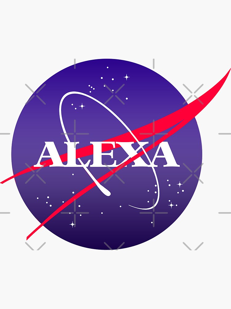 "ALEXA (NASA)" Sticker for Sale by lovely-day | Redbubble