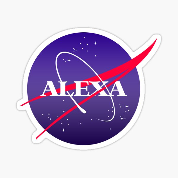 "ALEXA (NASA)" Sticker for Sale by lovely-day | Redbubble