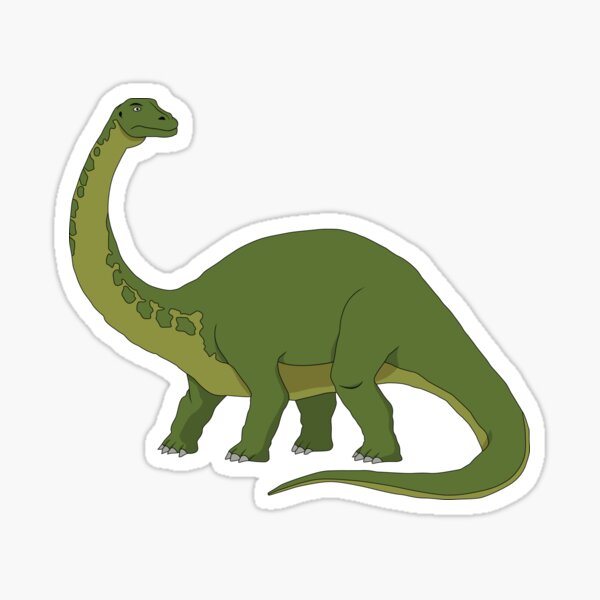 "Brontosaurus" Sticker for Sale by nikolaj1301 | Redbubble