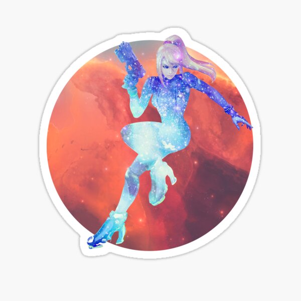 "Zero Suit Galaxy Girl " Sticker for Sale by ShadoCanary | Redbubble