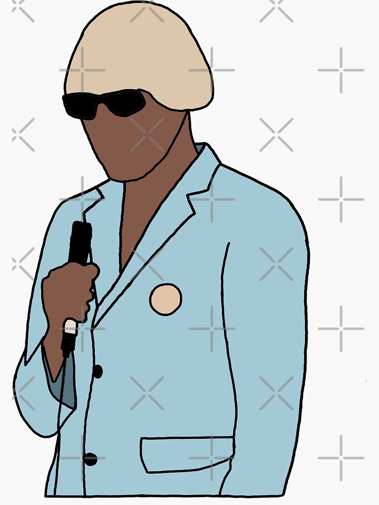 "Tyler blue suit" Sticker for Sale by kateartr | Redbubble
