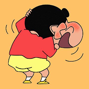 "Shin chan blushing" Sticker for Sale by Sellystickers | Redbubble
