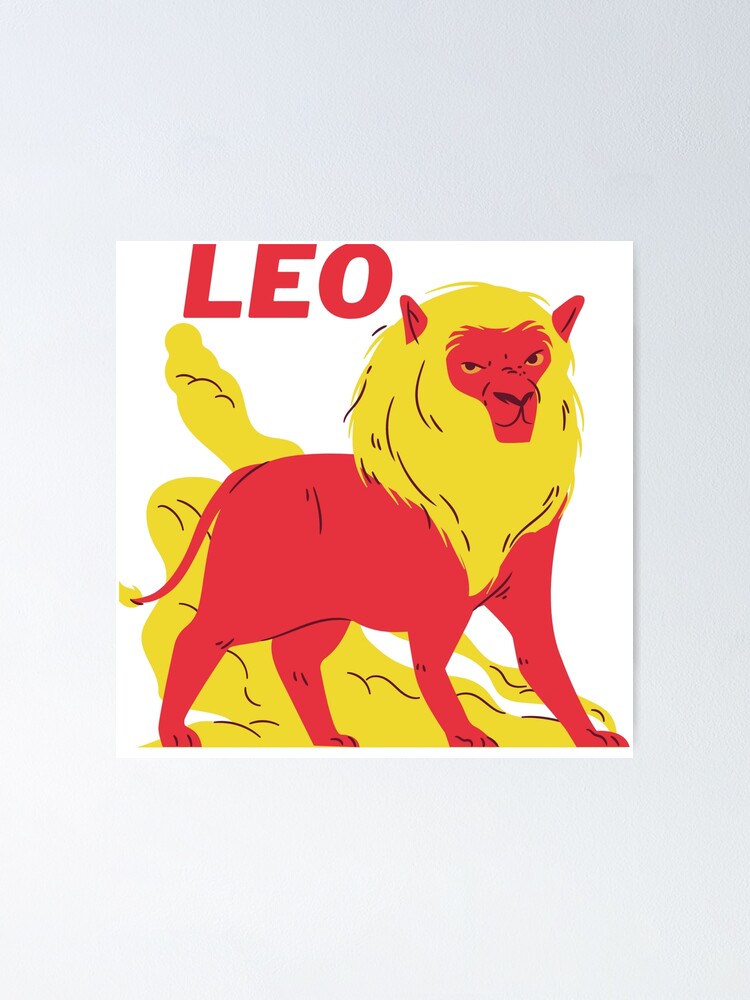 "Pick your zodiac sign Leo" Poster for Sale by Rajzone | Redbubble