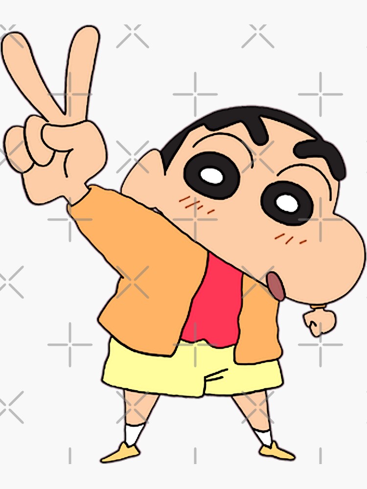 "Shin chan ok v1" Sticker for Sale by Sellystickers | Redbubble