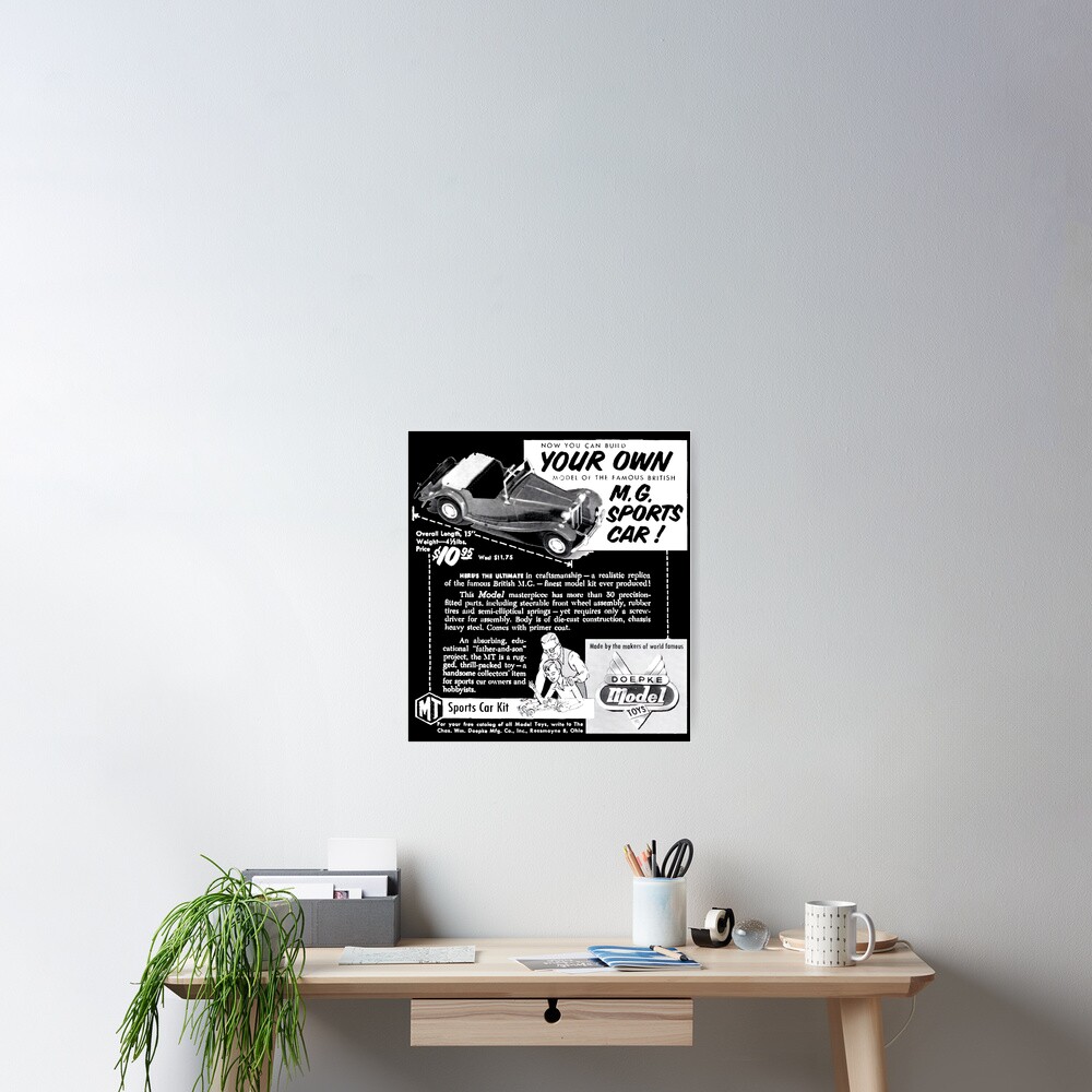 "MG TF" Poster for Sale by ThrowbackM2 | Redbubble