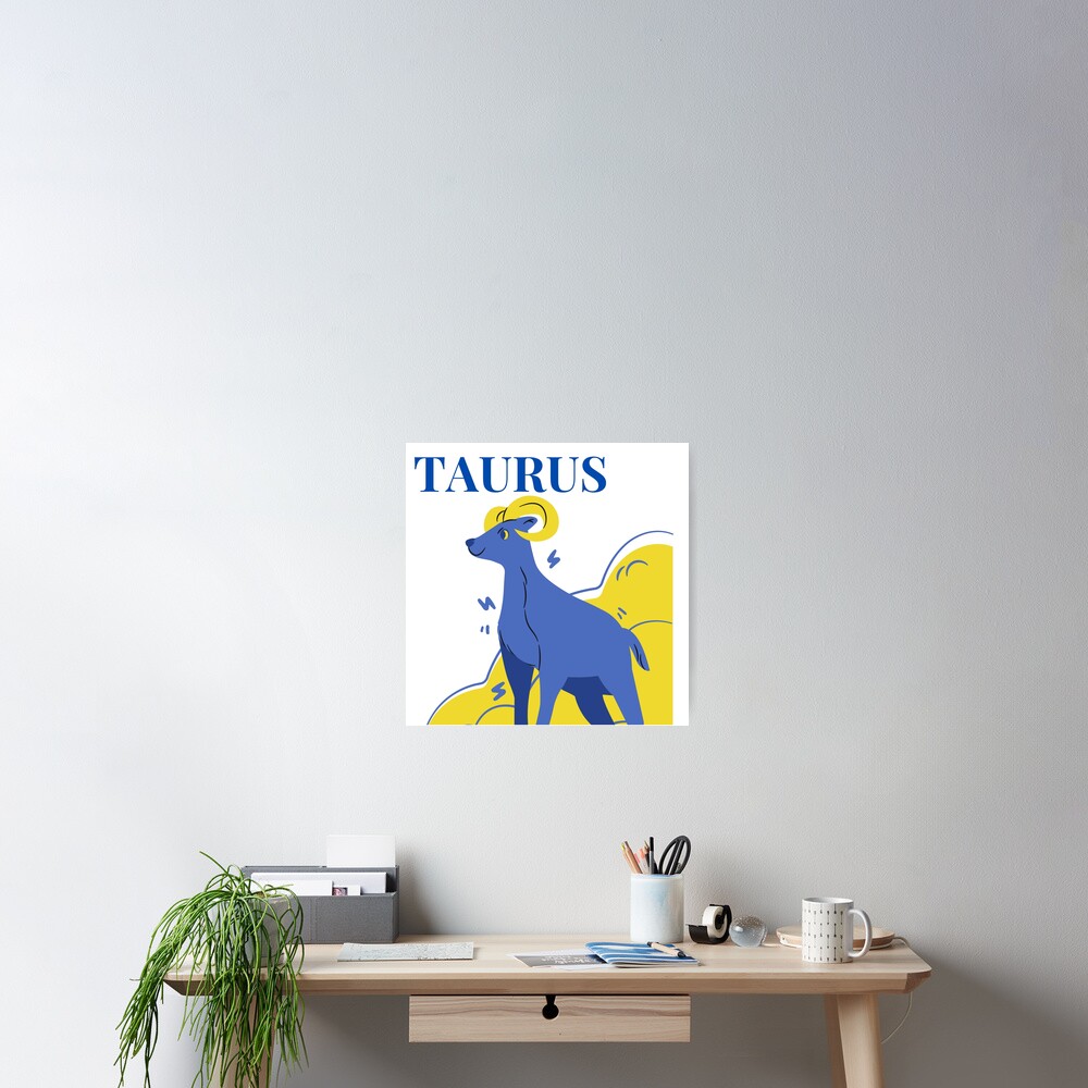 "Pick your zodiac sign Taurus " Poster for Sale by Rajzone | Redbubble