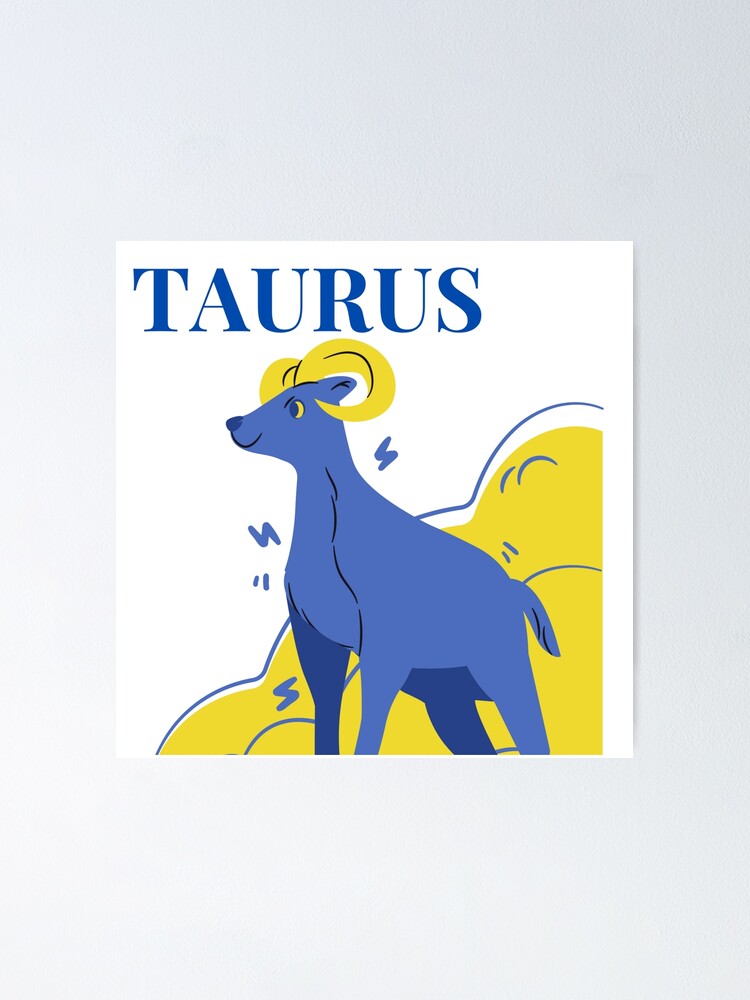 "Pick your zodiac sign Taurus " Poster for Sale by Rajzone | Redbubble