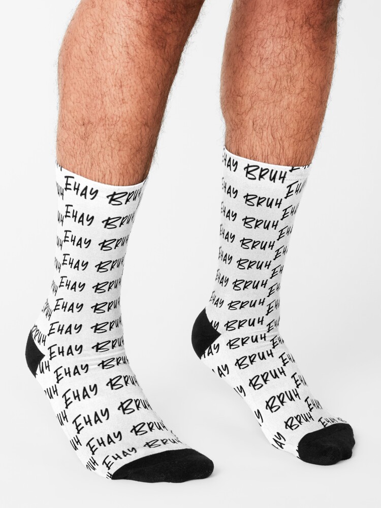 "Eshay - eshay bruh" Socks by julismerch | Redbubble
