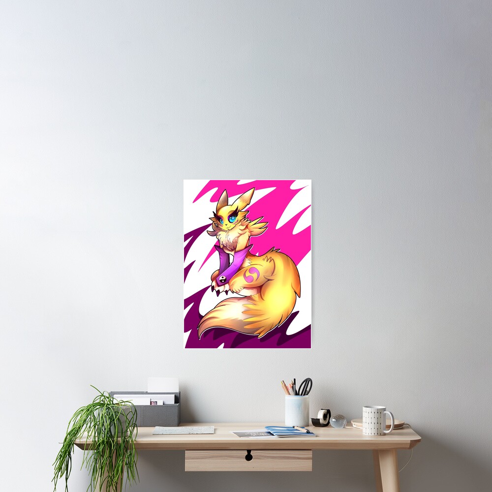 "Renamon" Poster by rocioam7 | Redbubble