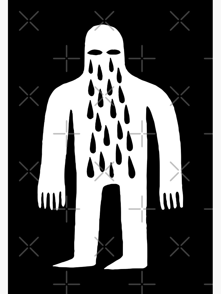 "Yeti Crying" Poster by h-and-c | Redbubble