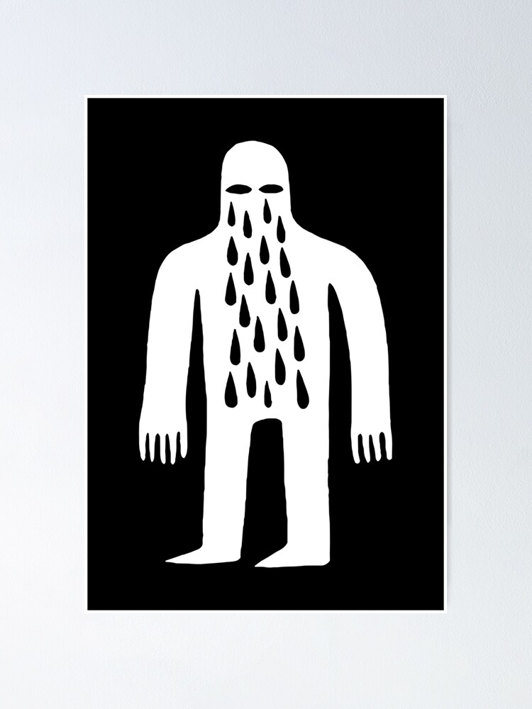 "Yeti Crying" Poster by h-and-c | Redbubble