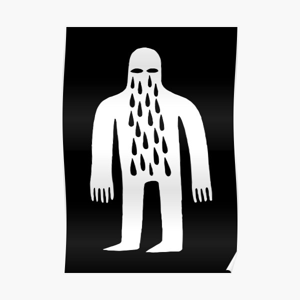 "Yeti Crying" Poster by h-and-c | Redbubble