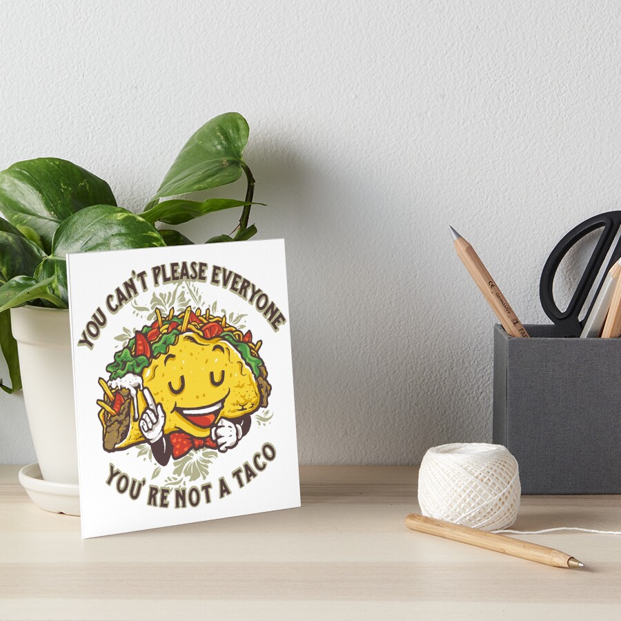 Lámina rígida «No puedes complacer a todos, no eres una ilustración de ...