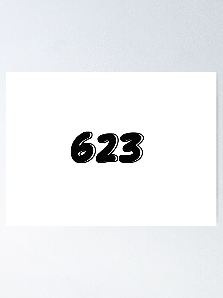 "623 Area Code" Poster for Sale by popculturechick | Redbubble