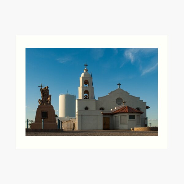 "Saint Thomas Yuma Indian Mission in Arizona" Art Print by ...