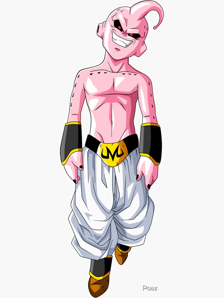 "Majin Buu Goku Gohan Dragon Ball FighterZ" Sticker by Poaz | Redbubble