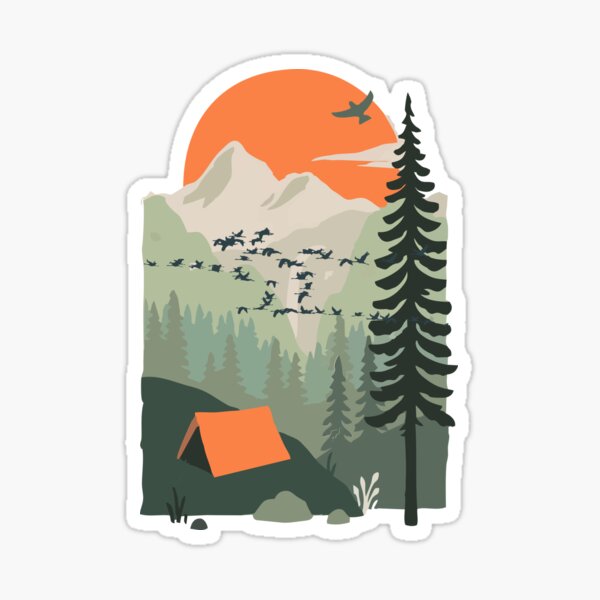 "Let's go out, Stay Wild" Sticker for Sale by notasimp | Redbubble