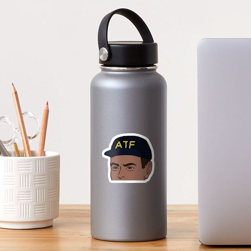 "ATF guy peeker" Sticker for Sale by UnPEngineer | Redbubble