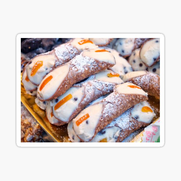 "Just Sicilian cannoli" Sticker for Sale by joesposito | Redbubble