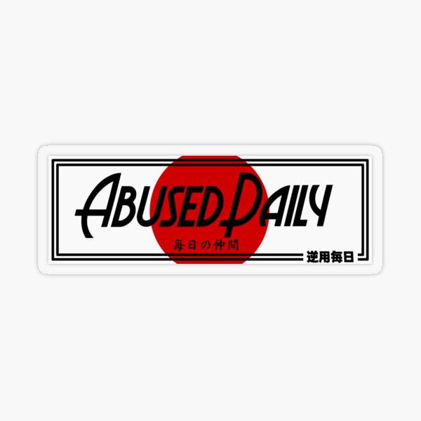 Abused daily sticker store