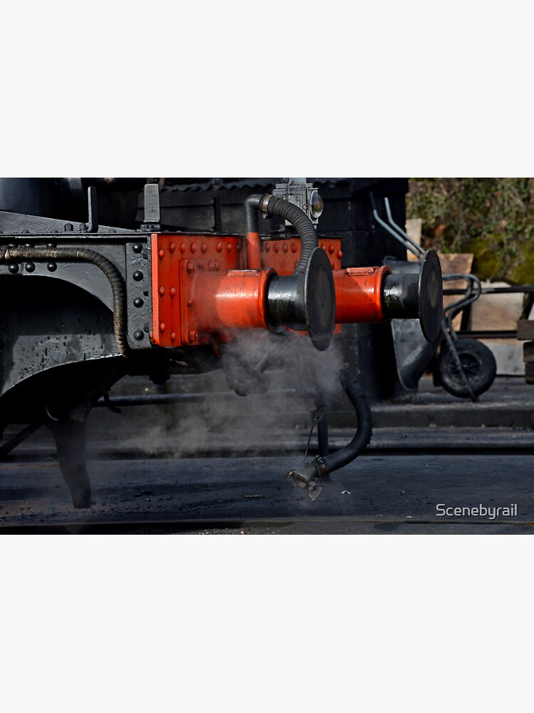 "Steam Loco buffers" Sticker for Sale by Scenebyrail | Redbubble
