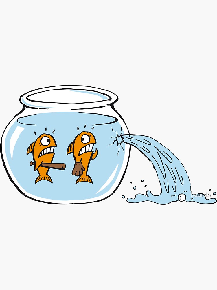 "Uh Oh!!!" Sticker for Sale by beardo | Redbubble