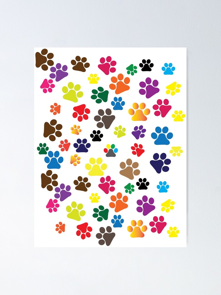 "dog paw " Poster by Artnis | Redbubble
