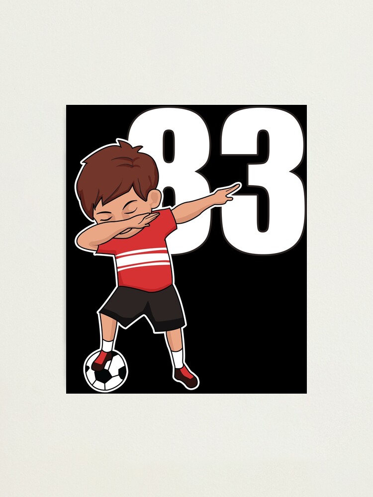 "Awesome Soccer Player Number 83 Soccer Athlete Athletic Sports Team ...
