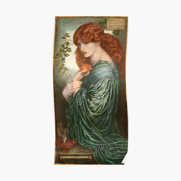 "Dante Gabriel Rossetti - Proserpine (1874)" Poster for Sale by ...