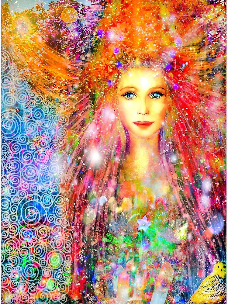 "Rainbow Goddess" Art Print for Sale by Lilaviolet | Redbubble