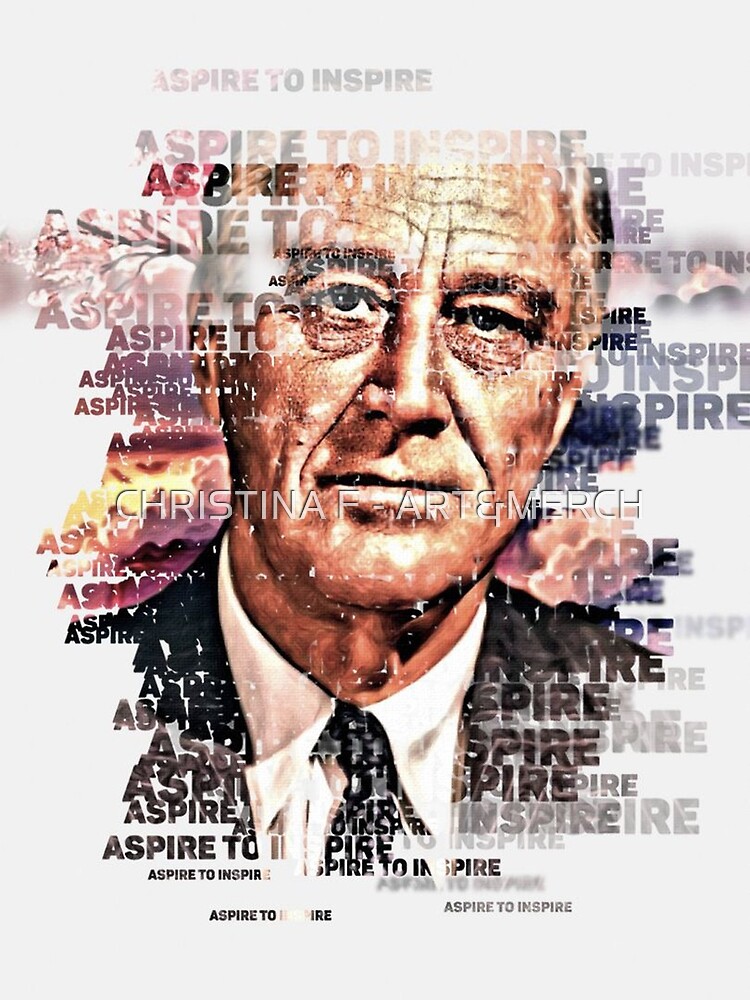 "FDR - Aspire to Inspire portrait" Poster for Sale by Studio-CFNW11 ...