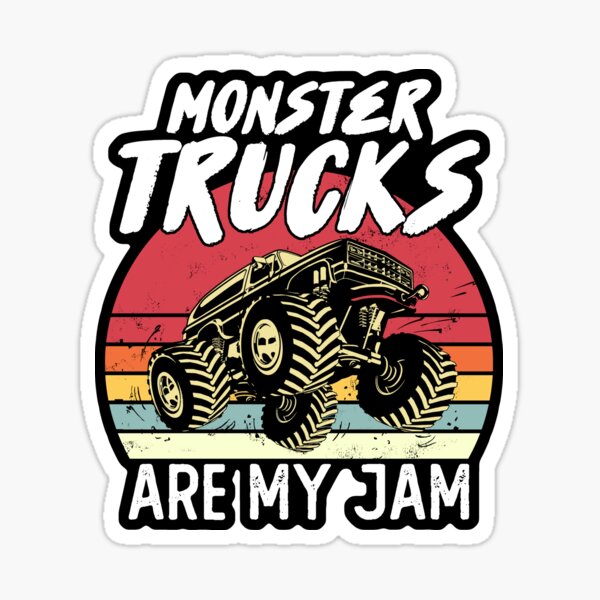 Monster Jam Stickers | Redbubble