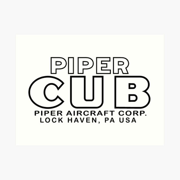 Piper Cub Wall Art | Redbubble