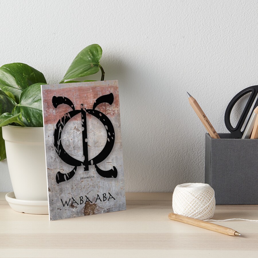 "Waba Aba Adinkra Symbol" Art Board Print for Sale by GrimalkinStudio ...