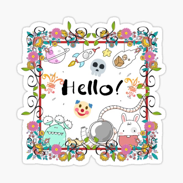 "Cartoon funny sticker" Sticker for Sale by Sahil0786 | Redbubble
