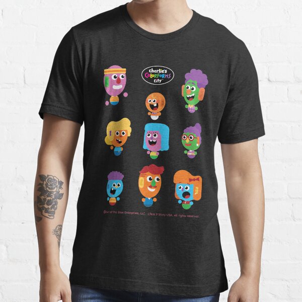 "Charlie's Colorforms City - Silly Faces" T-shirt for Sale by ...