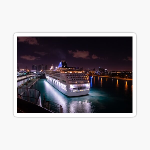 "Norwegian (NCL) Sky Cruise Ship in Miami" Sticker for Sale by ...