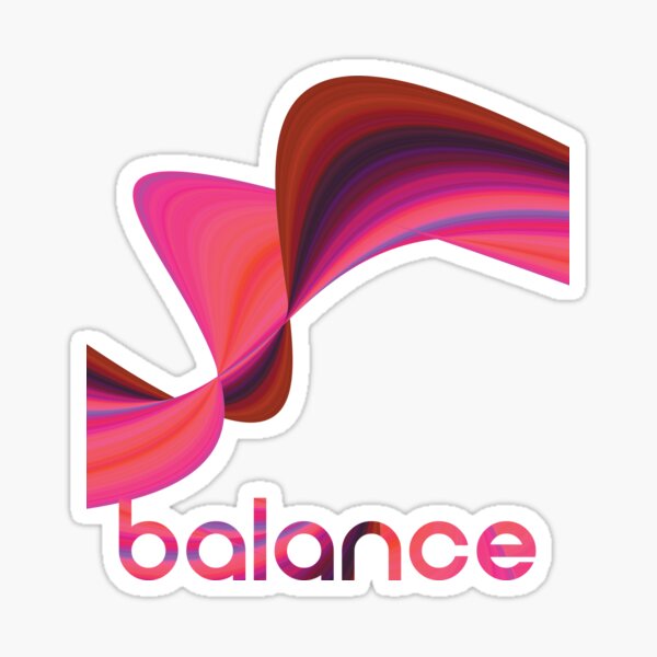 "Balance" Sticker for Sale by Artpatriot | Redbubble