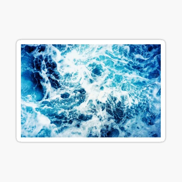 "Blue Sea Water" Sticker for Sale by yourDREAMart | Redbubble