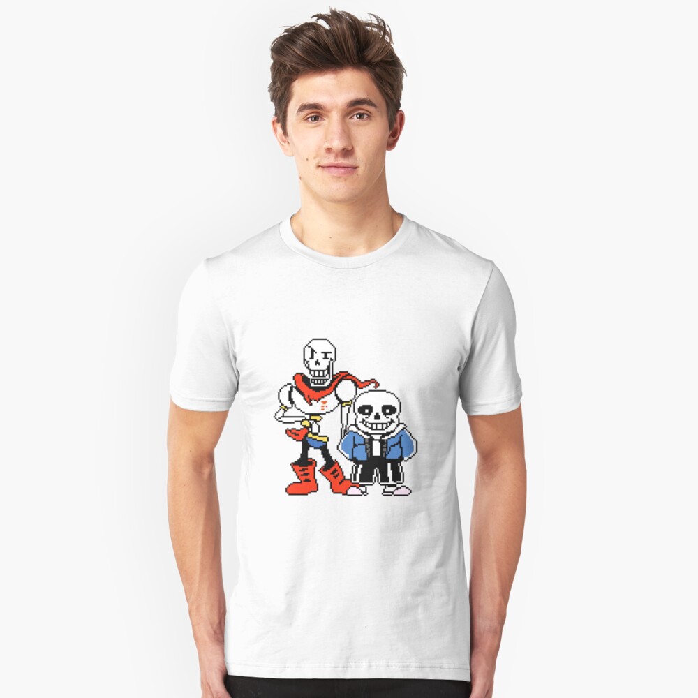 "Undertale - Sans and Papyrus" T-shirt by nervcat | Redbubble
