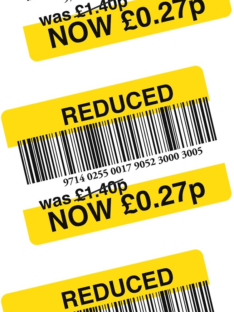"Tesco Reduced Yellow Sticker - Grab a bargain" iPhone Case for Sale by ...