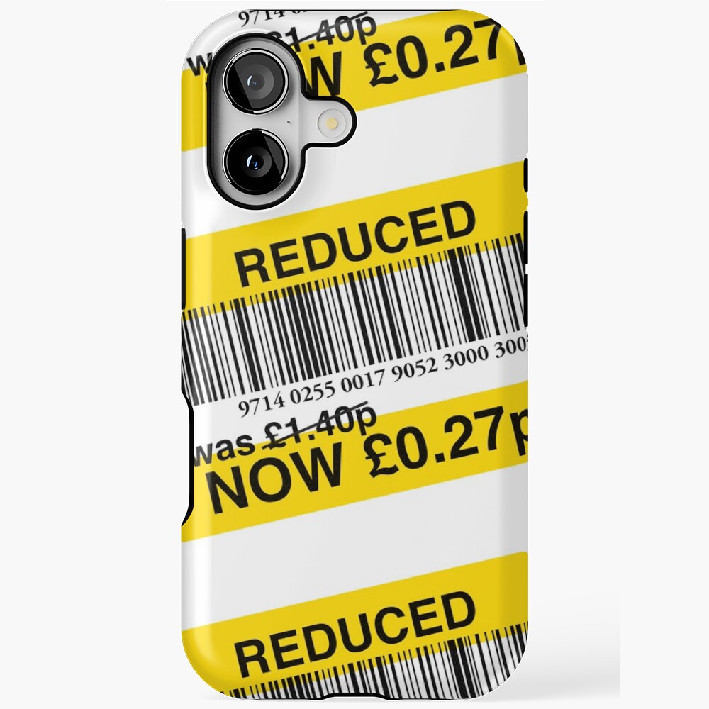 "Tesco Reduced Yellow Sticker - Grab a bargain" Art Print for Sale by ...