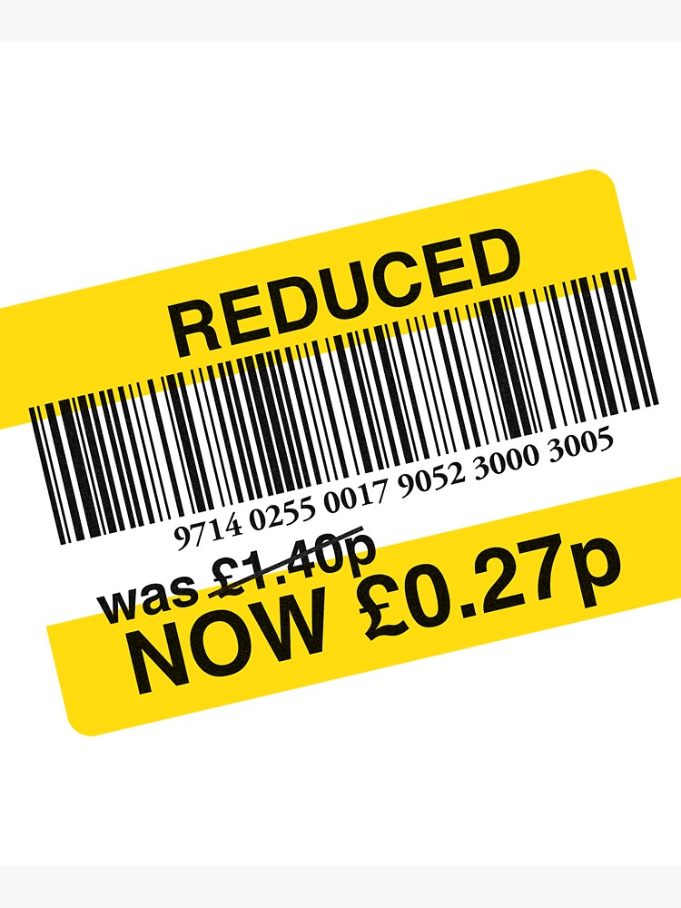 "Tesco Reduced Yellow Sticker - Grab a bargain" Tote Bag for Sale by ...