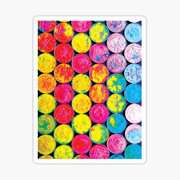 "Rustic Two Penny Pieces" Sticker for Sale by QuarterMoon | Redbubble