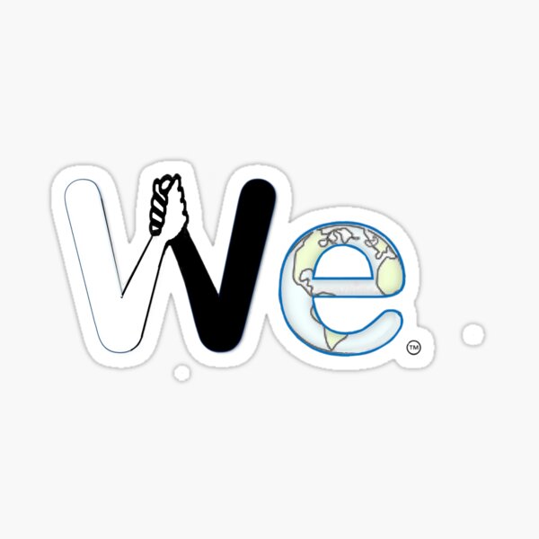 "We Logo" Sticker by We-R-1 | Redbubble