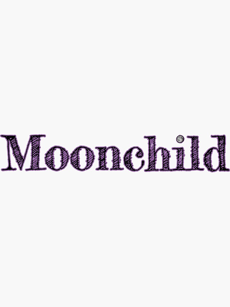 "Moonchild RM" Sticker for Sale by JulieLou | Redbubble