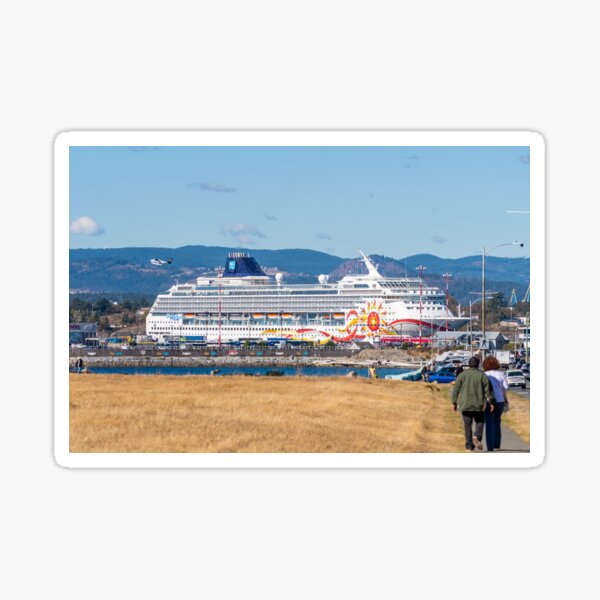 "NCL Sun Cruise Ship in Victoria, Canada" Sticker for Sale by ...