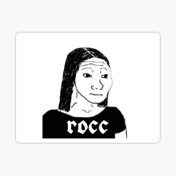 "Doomer Rocc Cool 2000 " Sticker for Sale by 1artstation | Redbubble